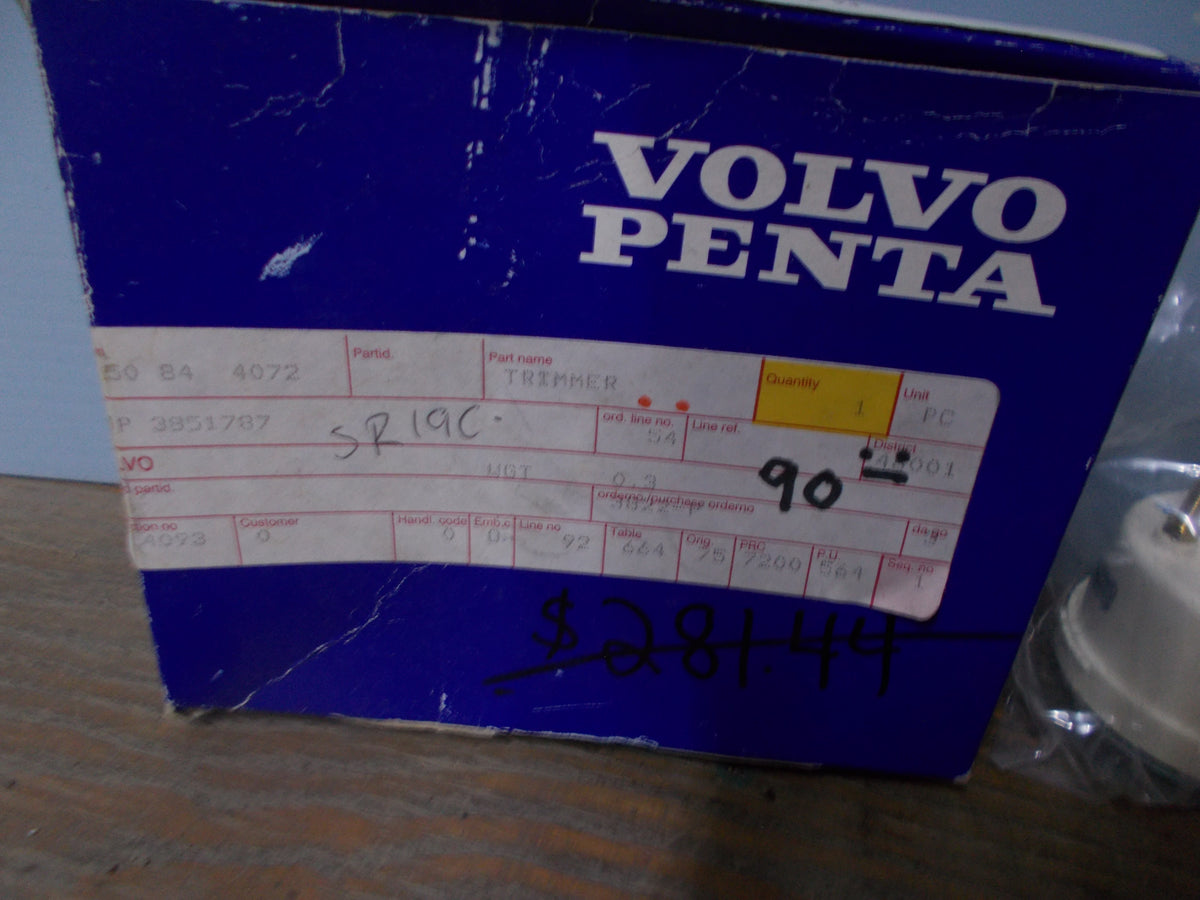 Volvo Penta Trimmer 3851787 "Robin's Marine" – Robin's Marine and ...